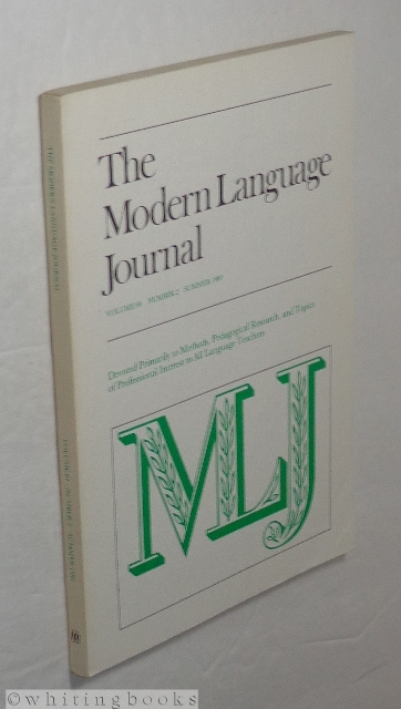 The Modern Language Journal - Volume 64 Number 2, Summer 1980
