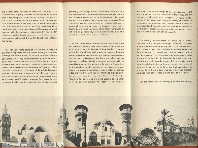 Tripoli, Lebanon Tourism Brochure Circa 1970s